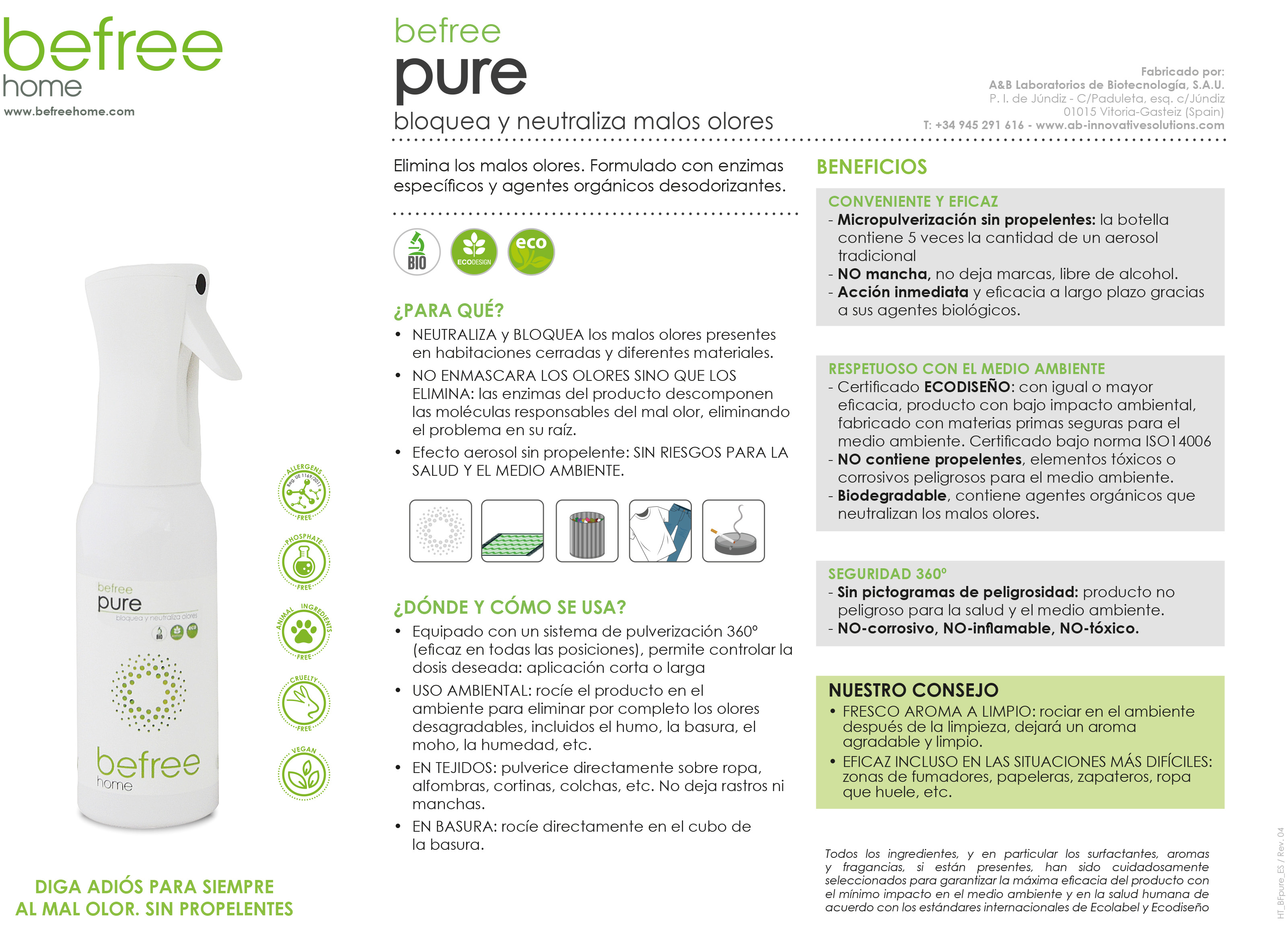 befree pure
